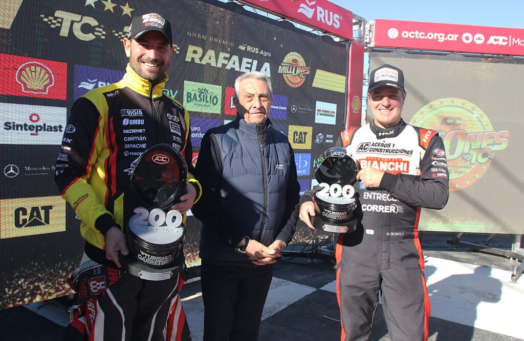 Reconocimiento de la ACTC: Bonelli y Ardusso llegaron a las 200 carreras